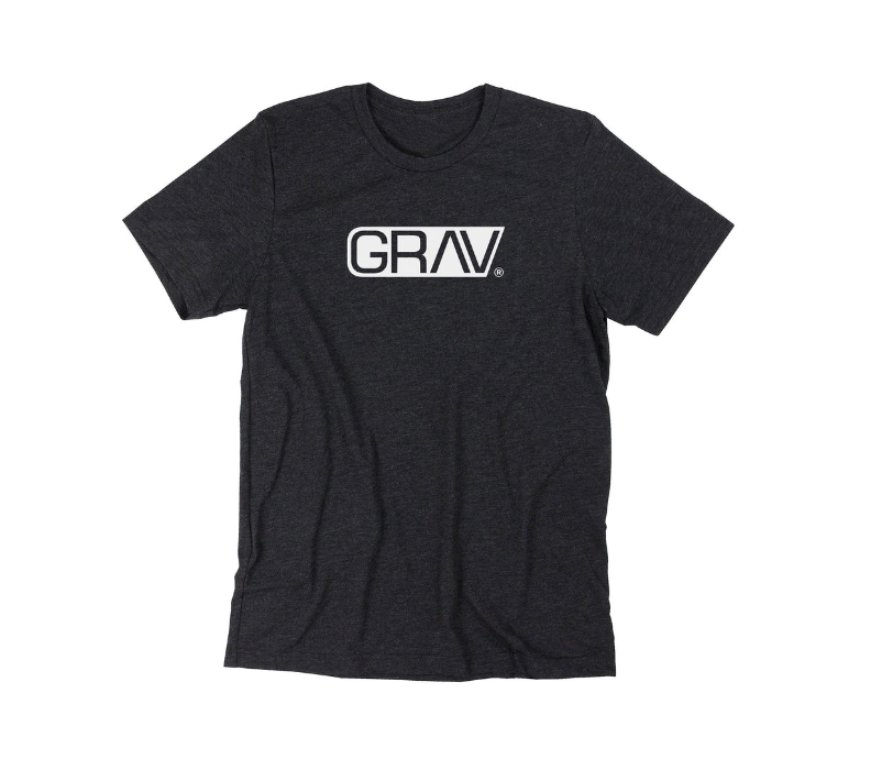 GRAV | Heather Black Logo T-Shirt – TdH Mx