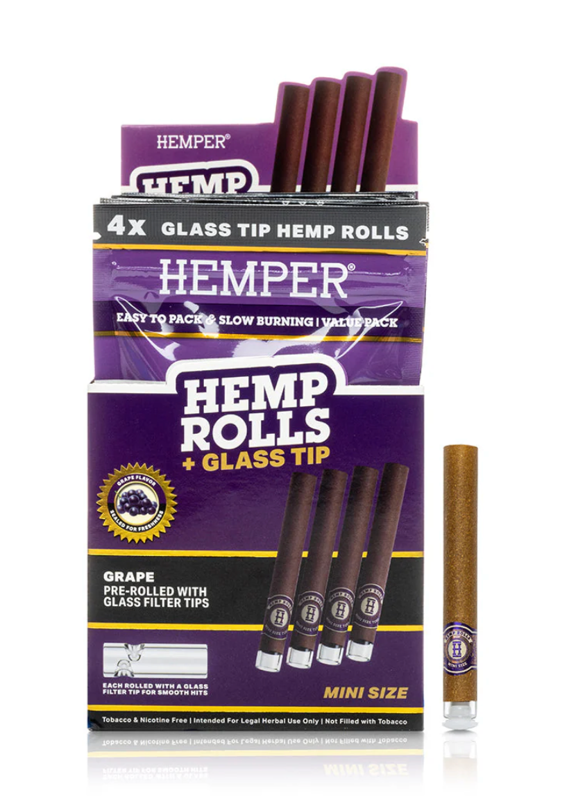 HEMPER | Pre-Roll Mini Hemp Rolls Filtro Vidrio – TdH Mx