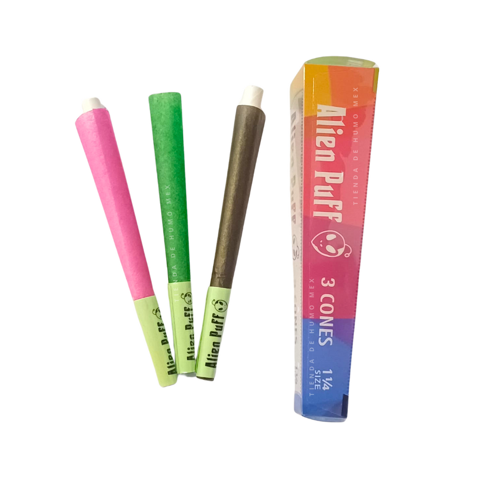 Alien Puff | Conos 1¼ - Glow In The Dark – TdH Mx