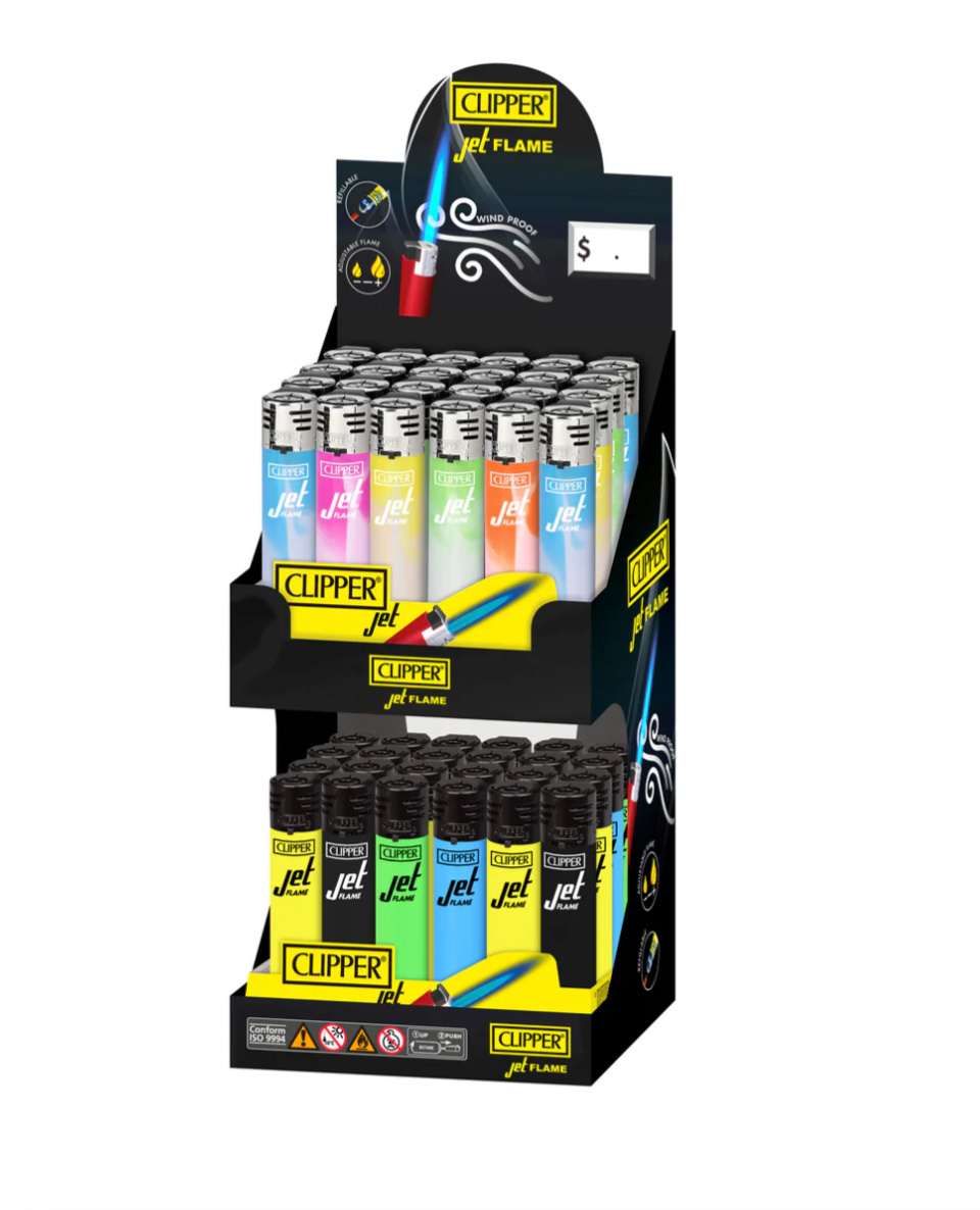 Clipper | Jet Flame Encendedor Display 48pz – TdH Mx