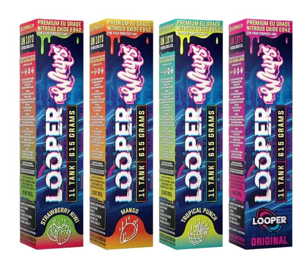 Looper | Whips Cream Charger 1L Tank 615g – TdH Mx