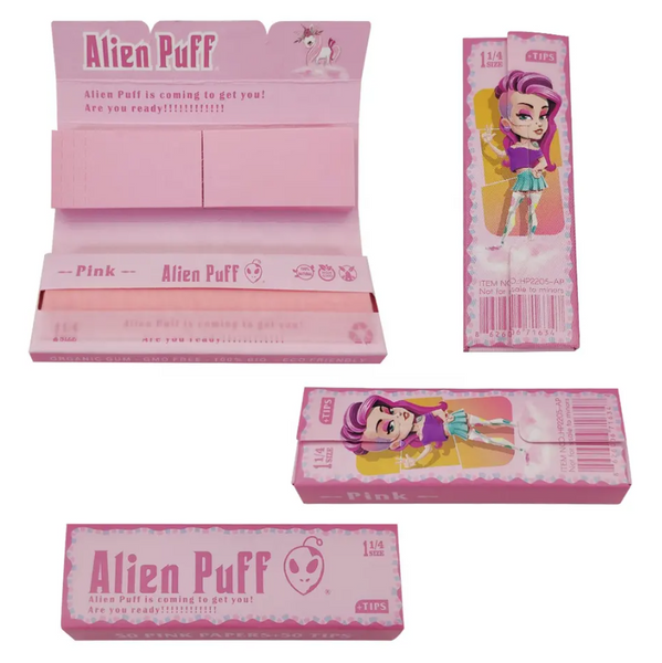Alien Puff | Pink Papel + Filtros – TdH Mx