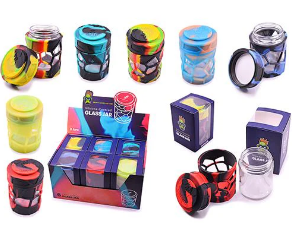 Space King | Stackable Glass Silicone Jar Large Alien Ape – TdH Mx