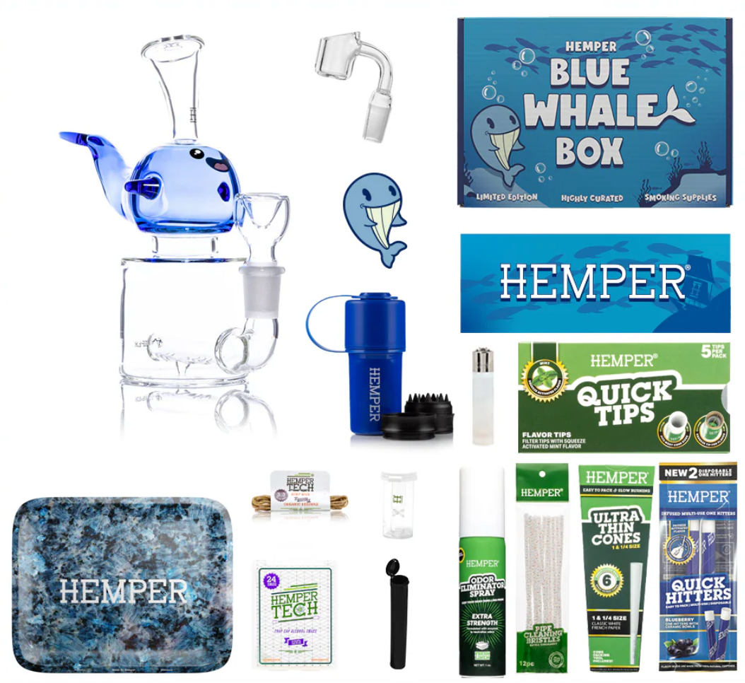 HEMPER | Blue Whale Bong Box – TdH Mx
