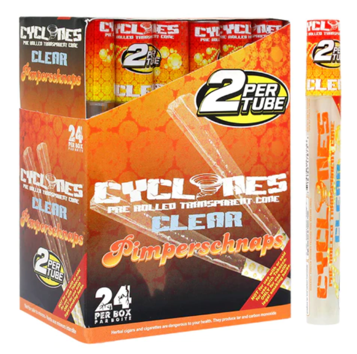 Cyclones | Pre Rolled Transparent Cones Clear Celulosa 2Pack – TdH Mx