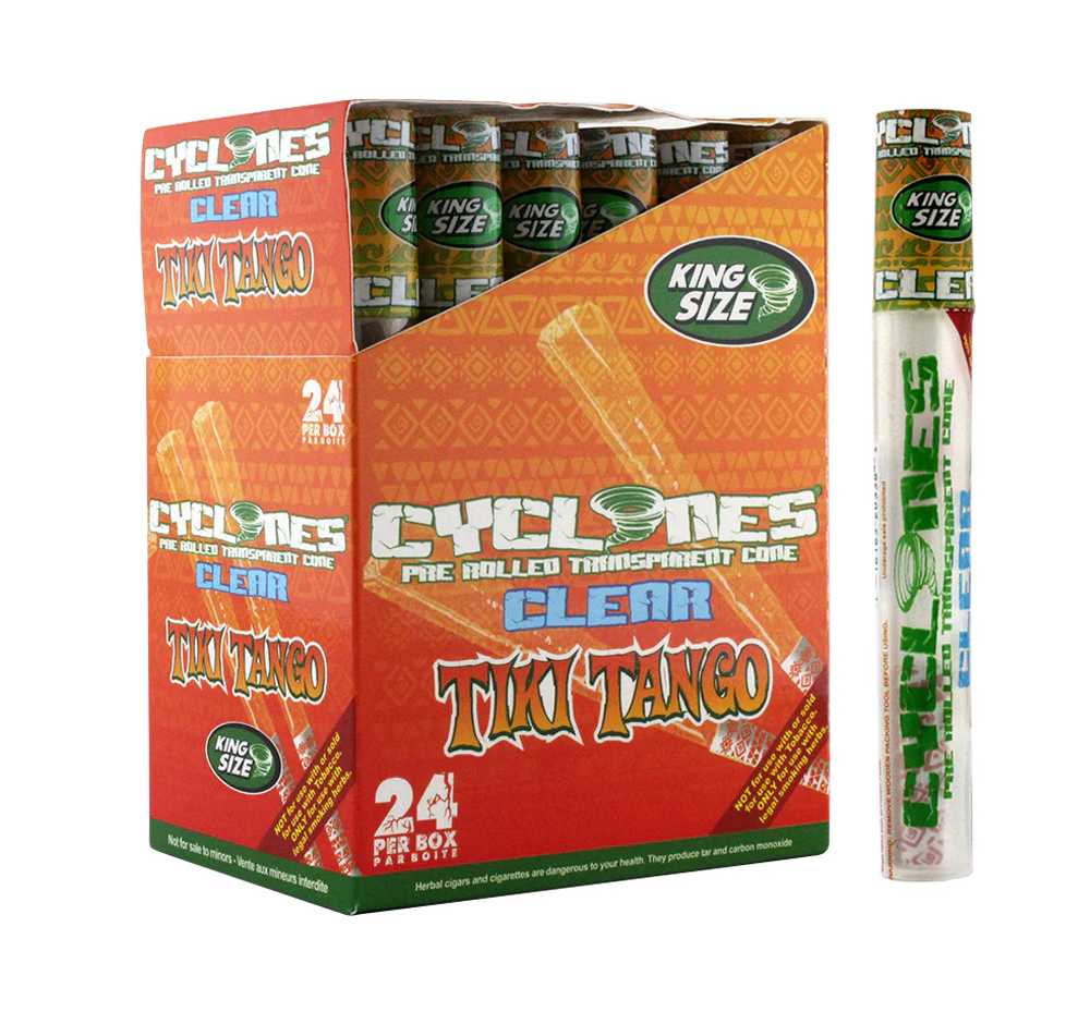 Cyclones | Pre Rolled Transparent Cone Clear Celulosa King Size – TdH Mx