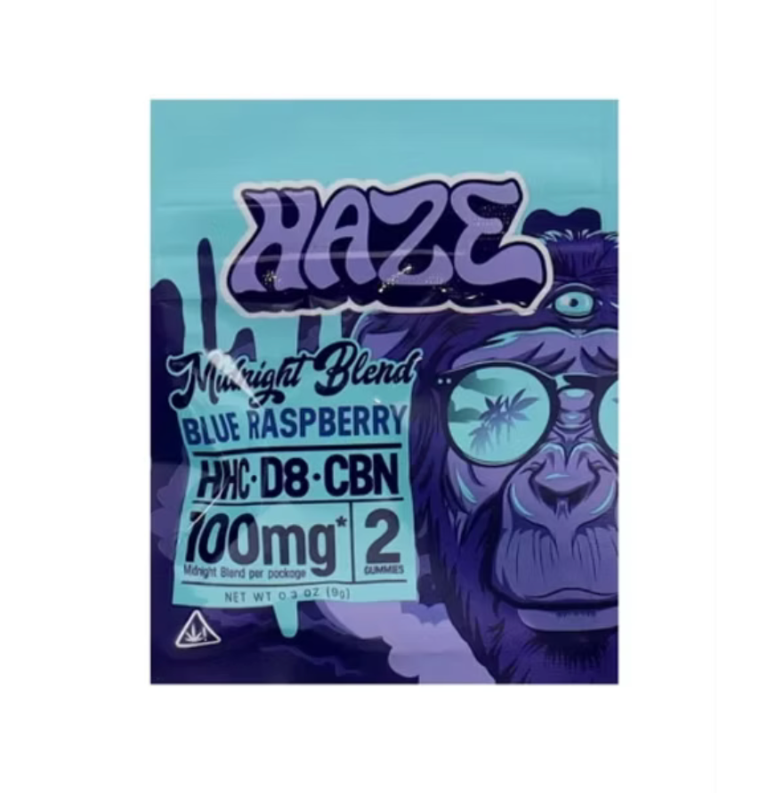 HAZE | Midnight Blend Gummies D8 CBN – TdH Mx