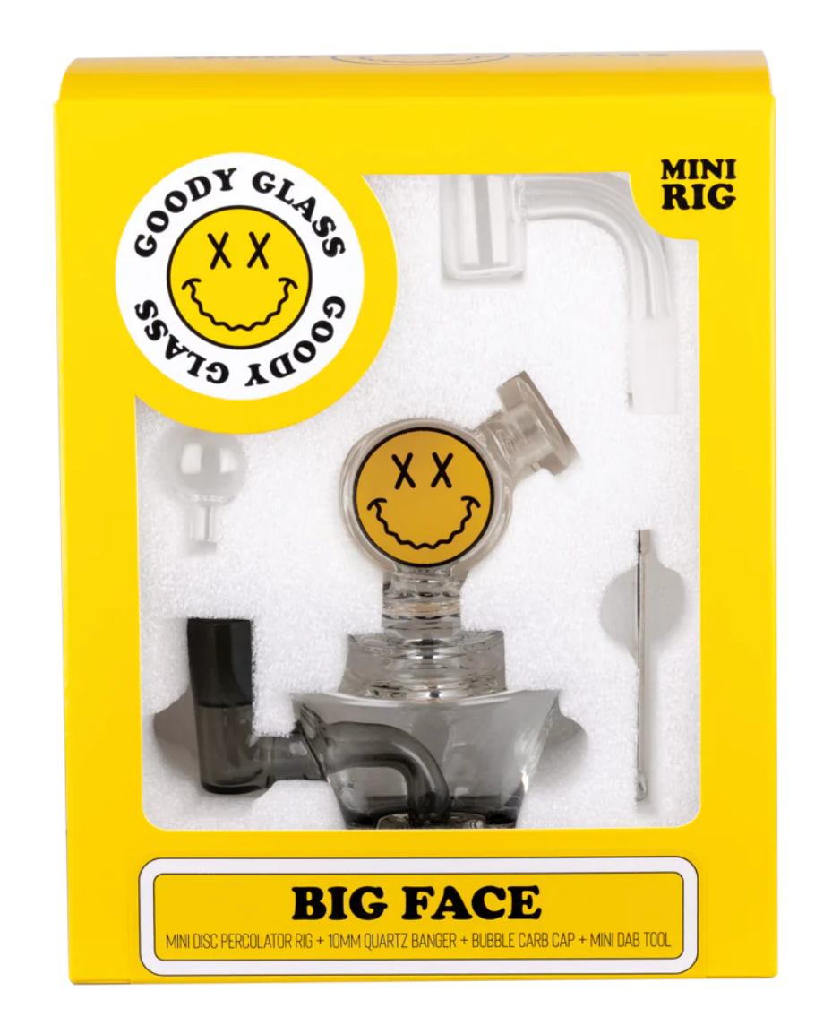 Goody Glass | Big Face Mini Dab Rig Kit – TdH Mx