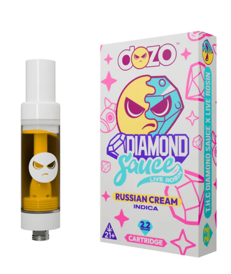 dozo | Diamond Sauce Live Rosin Cartridge 2.2g – TdH Mx