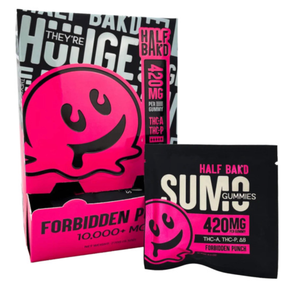 HALF BAK'D | Sumo Gummies D8 420MG 2ct THCA THCP – TdH Mx