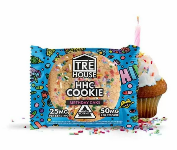 TRĒ House | HHC Cookie 50mg High Potency Birtday Cake – TdH Mx