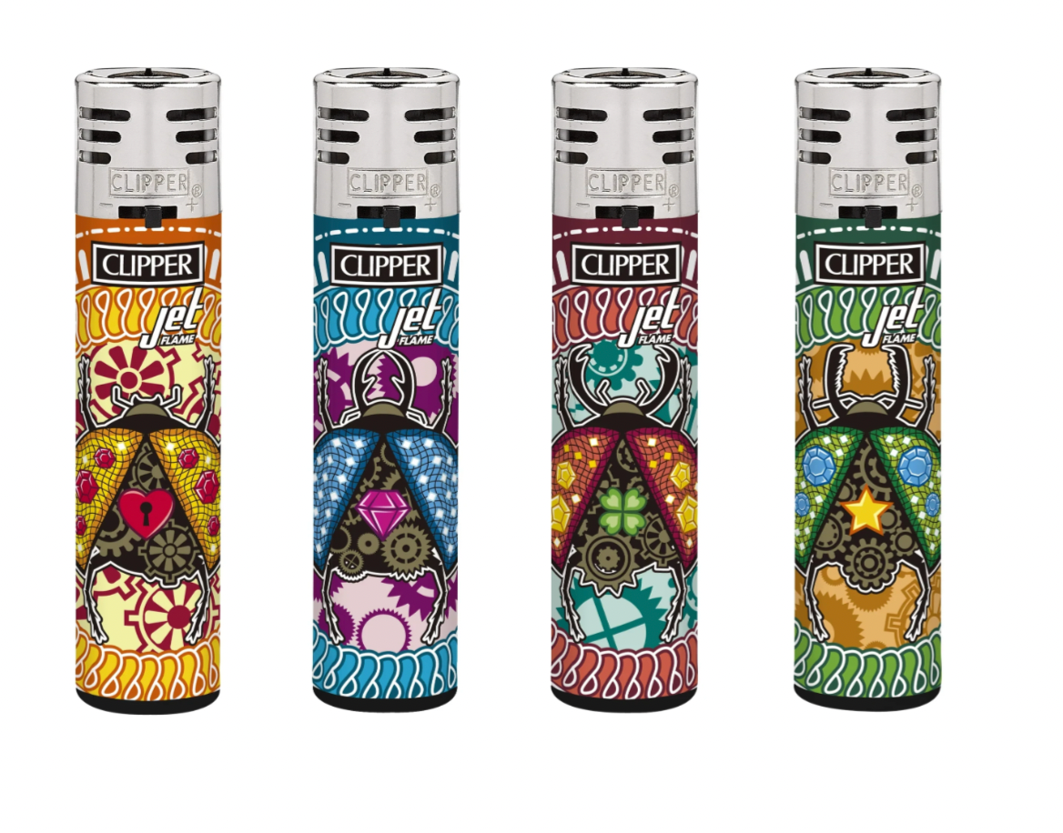 Clipper | Jet Flame Shiny Beetle – Display 48ct – TdH Mx