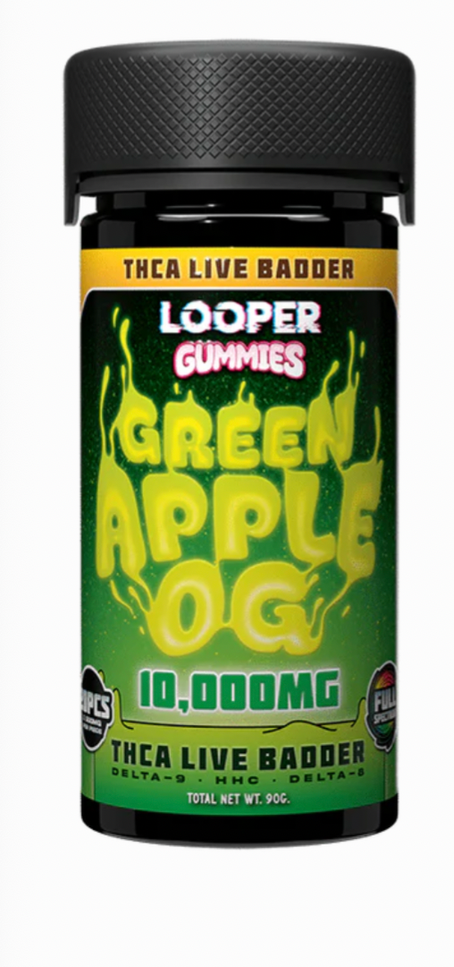 LOOPER | Gummies THCA Live Badder 10,000MG Gomitas – TdH Mx