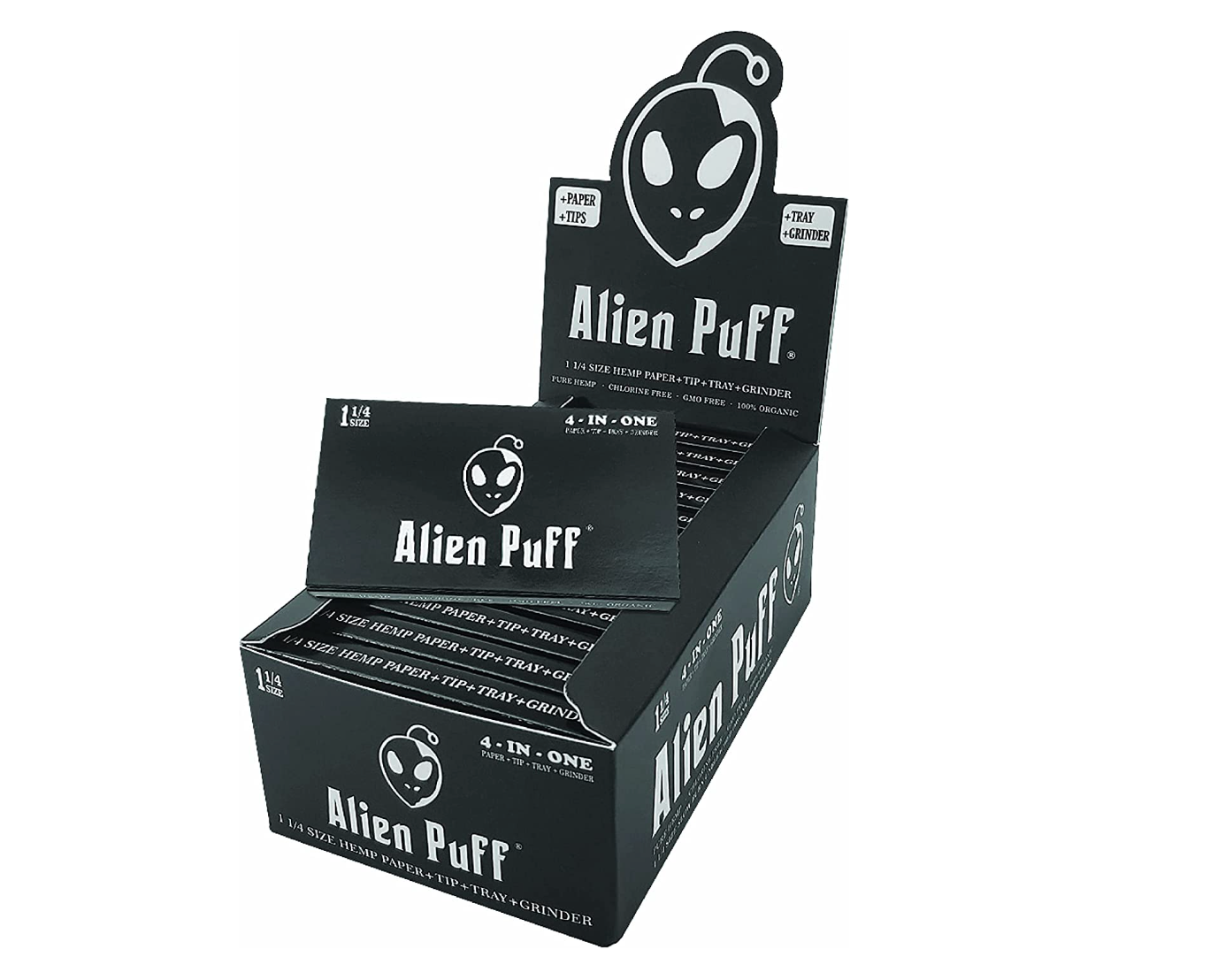 Alien Puff 4 en 1 Black Organic Kit – TdH Mx