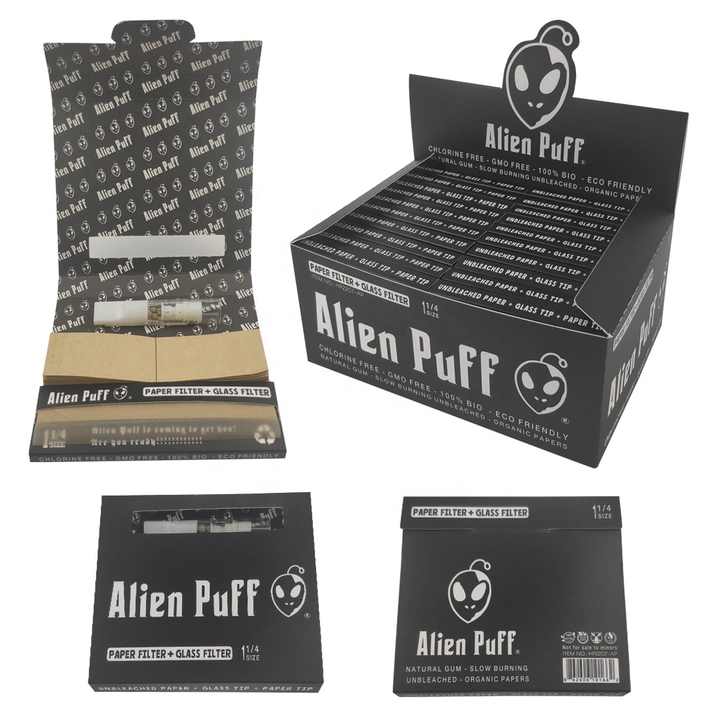 Alien Puff | 1¼ Papeles + Filtros + Boquilla KIT – TdH Mx