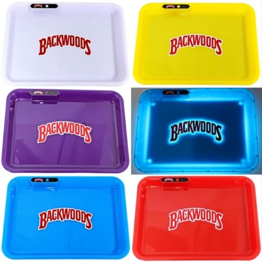 Backwoods | LED Glow Rolling Tray Charola – TdH Mx