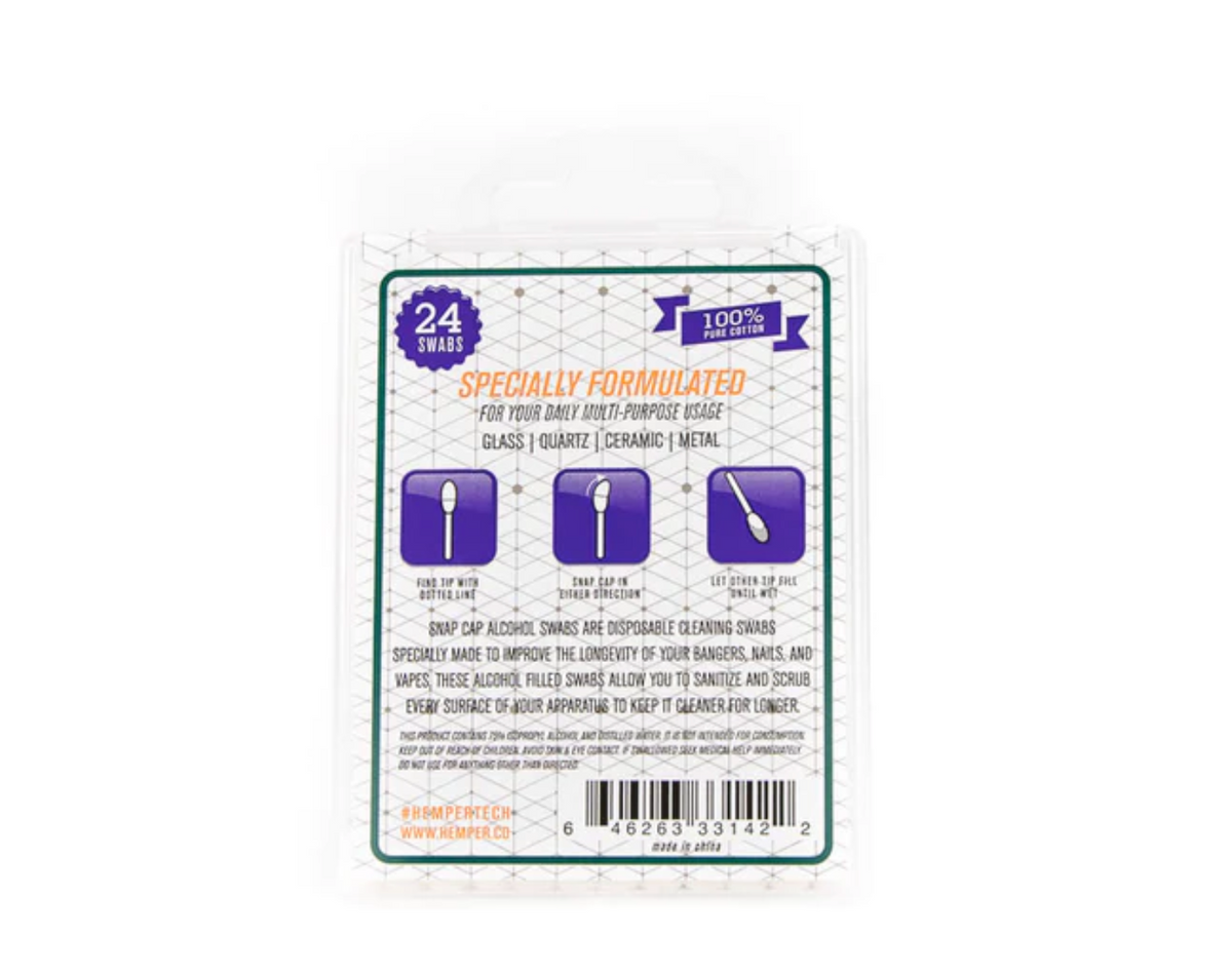 HEMPER Tech | Snapcap Alcohol Swabs – TdH Mx