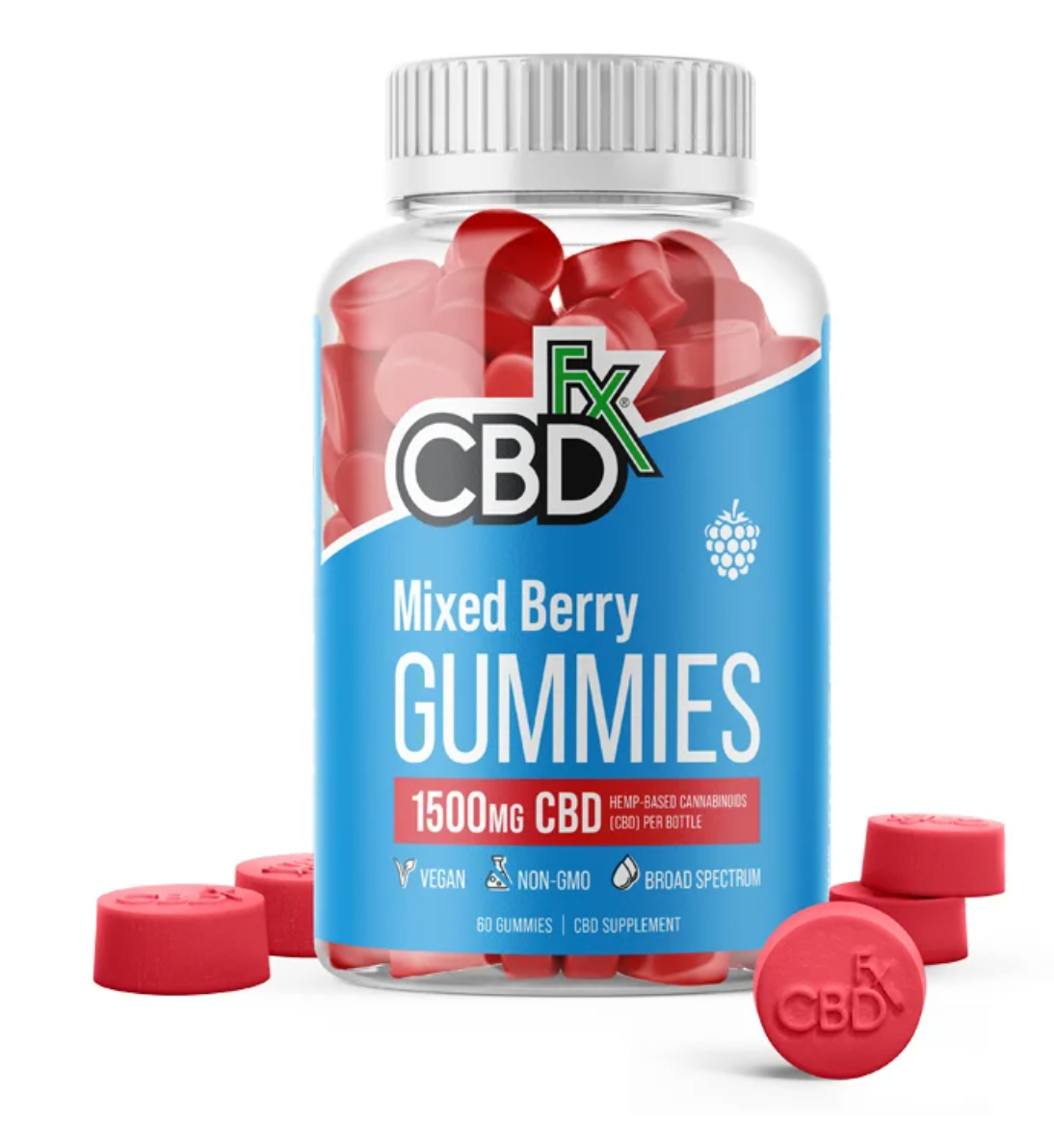 CBDFx | Original Gummies Mixed Berry – TdH Mx