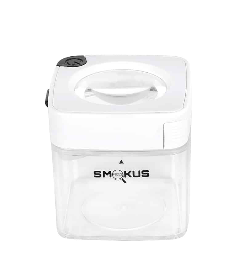 Smokus Focus | Comet Contenedor con Lupa + LED – TdH Mx